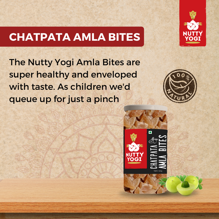 Buy Amla Bites Online At Best Price - Nutty Yogi
