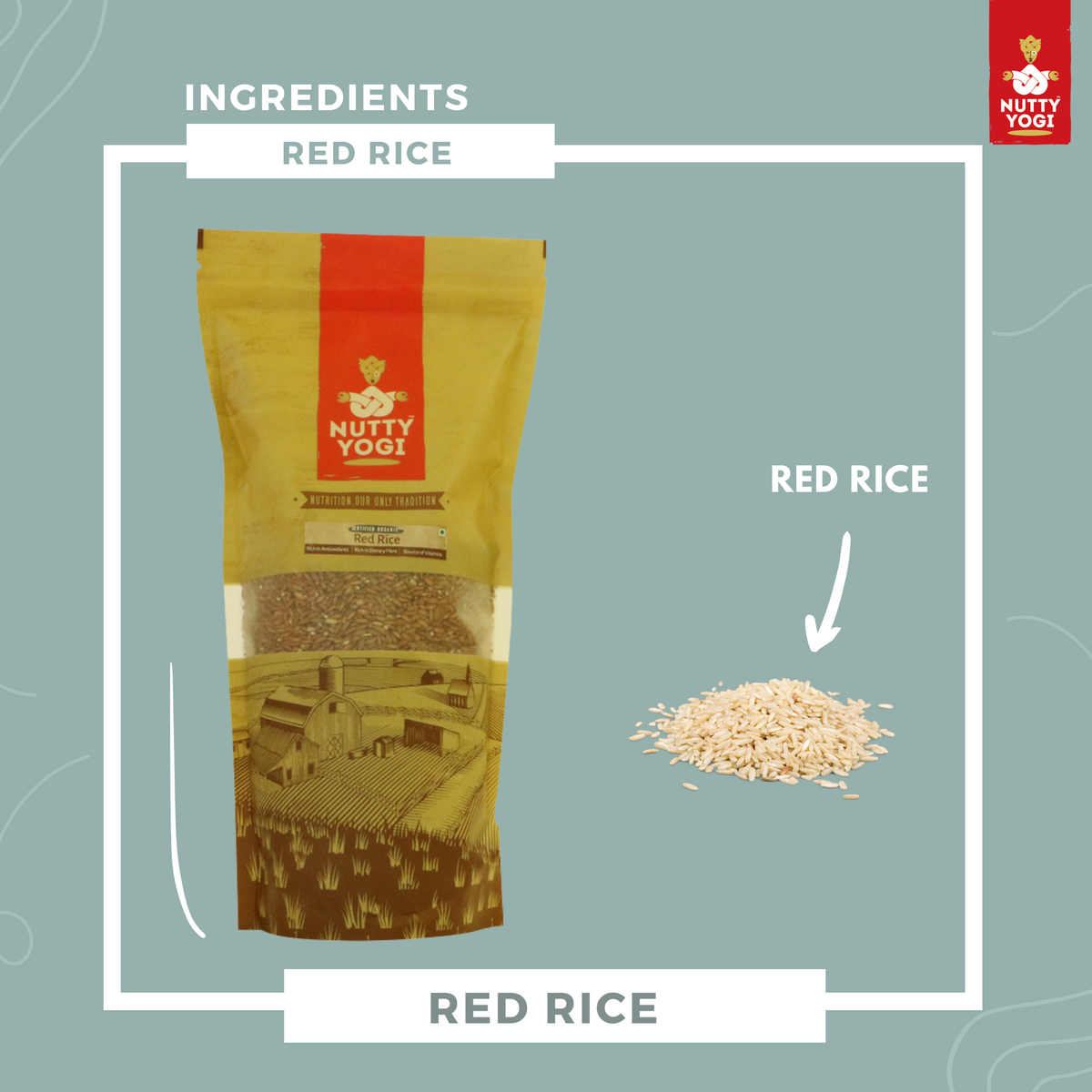 Buy The Best Indian Red Rice Online In India From Nutty Yogi