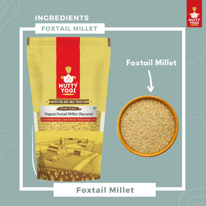 Buy Organic Foxtail Millet also known as Navane on Online in India ...